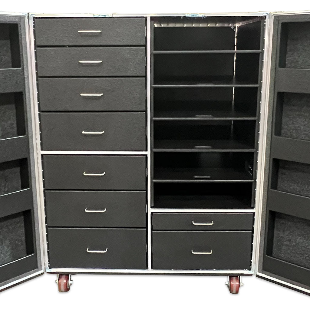 30 X 45 X 60 9 Drawer Workbox with Shelves – Roadcase.com