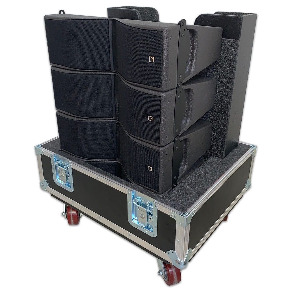 4-Pack L'Acoustics Kiva II Speaker Case – Roadcase.com