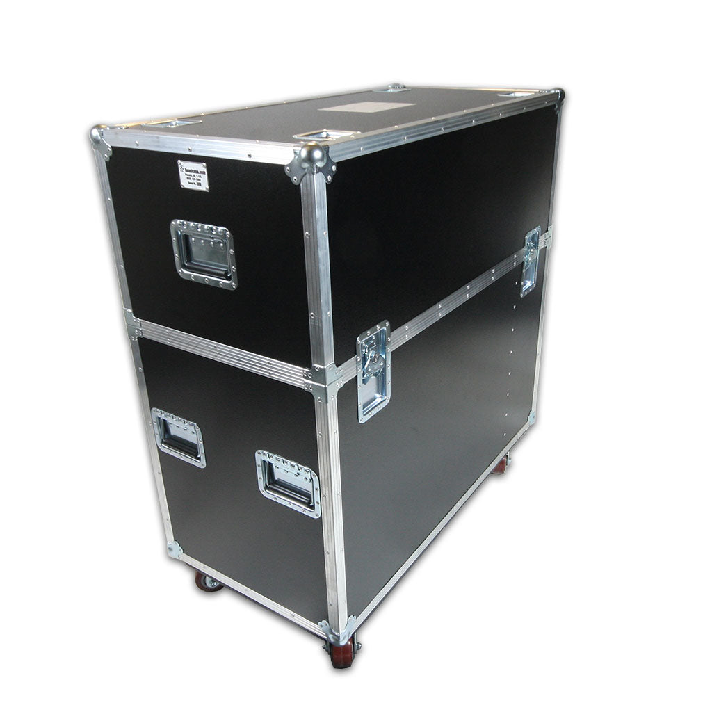 40 Slot Mic Stand Case with Trays – Roadcase.com