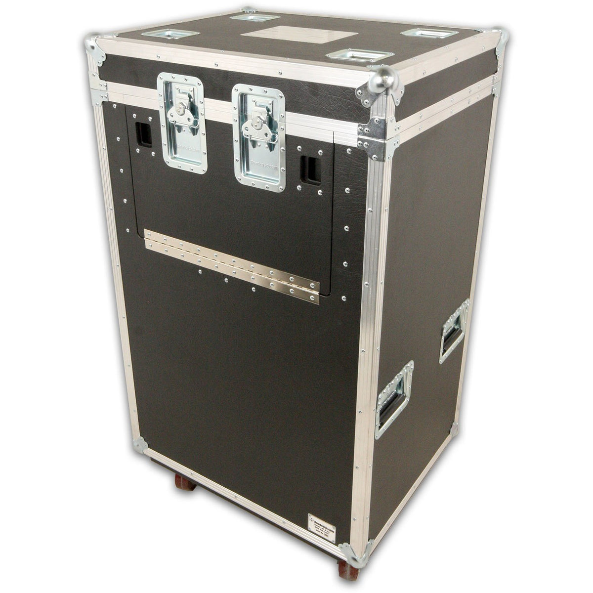 30 Slot Flip Down Mic Stand Case with Trays – Roadcase.com