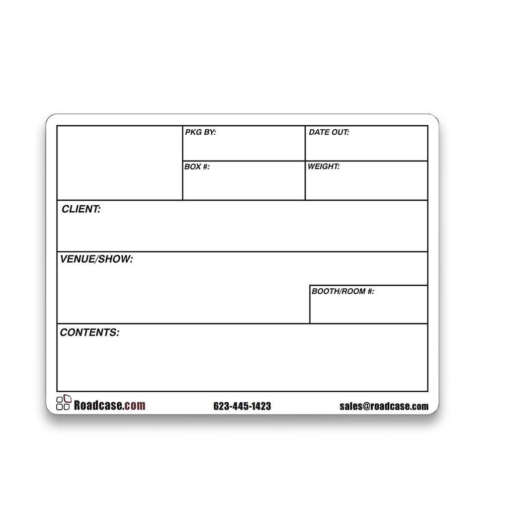 Case Labels – Roadcase.com